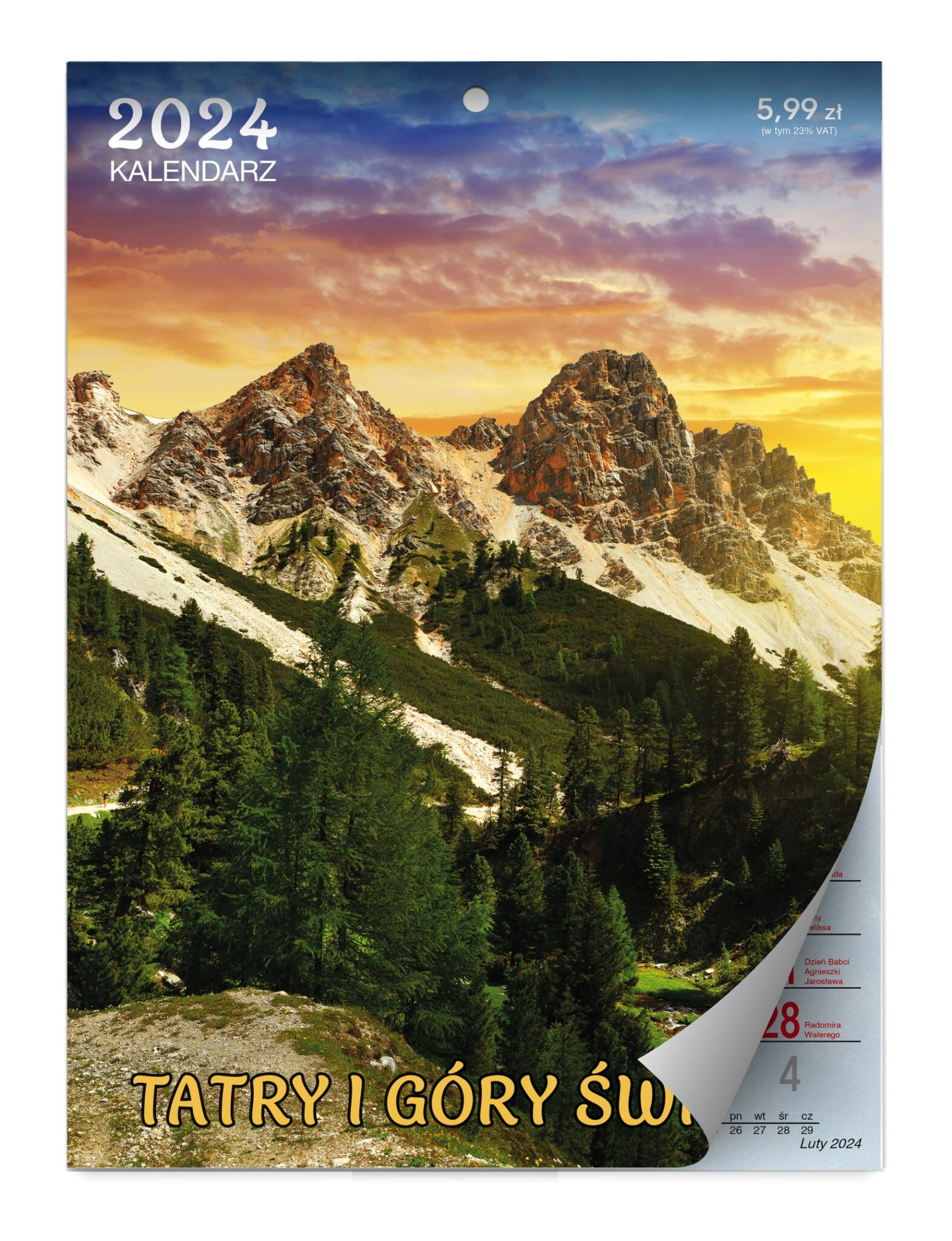 Kalendarz Tatry i góry świata 2024 | KALPOL.BIS